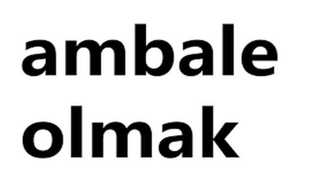 Ambale Olmak