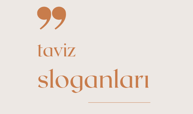 Taviz Sloganları